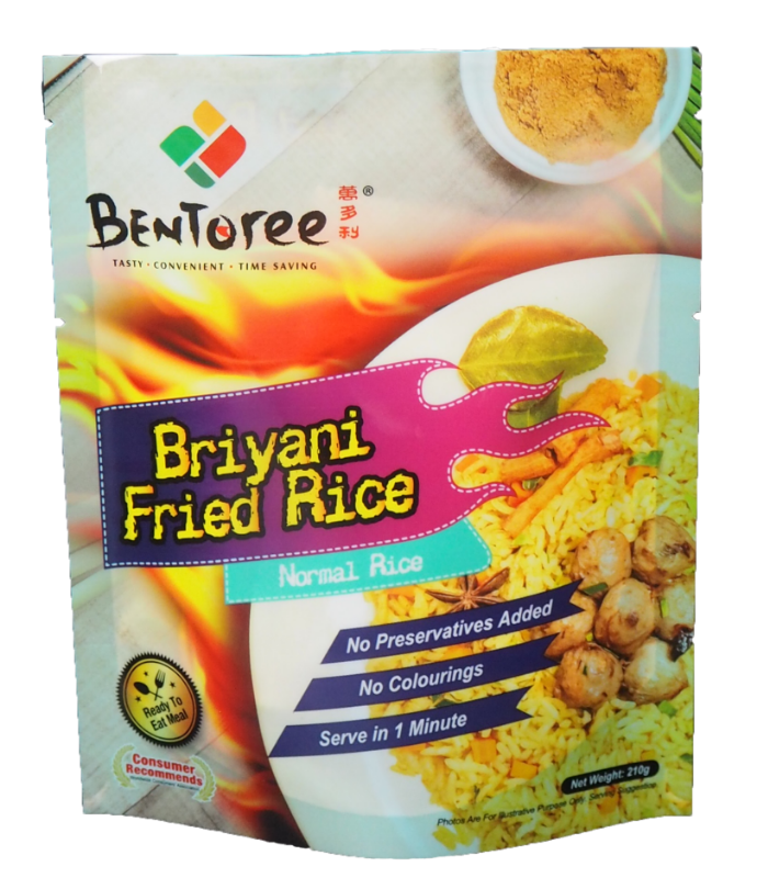 Bentoree Briyani Fried Rice Ready-to-Eat 210g Supplier in Malaysia ...