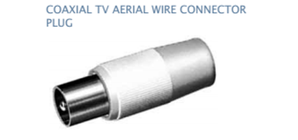EST COAXIAL TV RF CONNECTOR PLUG - CMTVES-235 Supplier in Malaysia ...