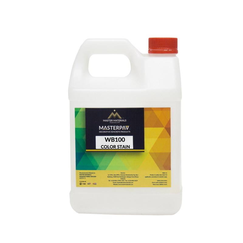 WB100 Water-Based Concrete Stain – Semi-Transparent Color Effect