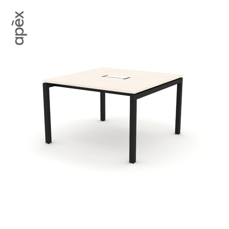 Meeting Table with Flipper Casing - NEXT Series W-N120X120-MB-F ...