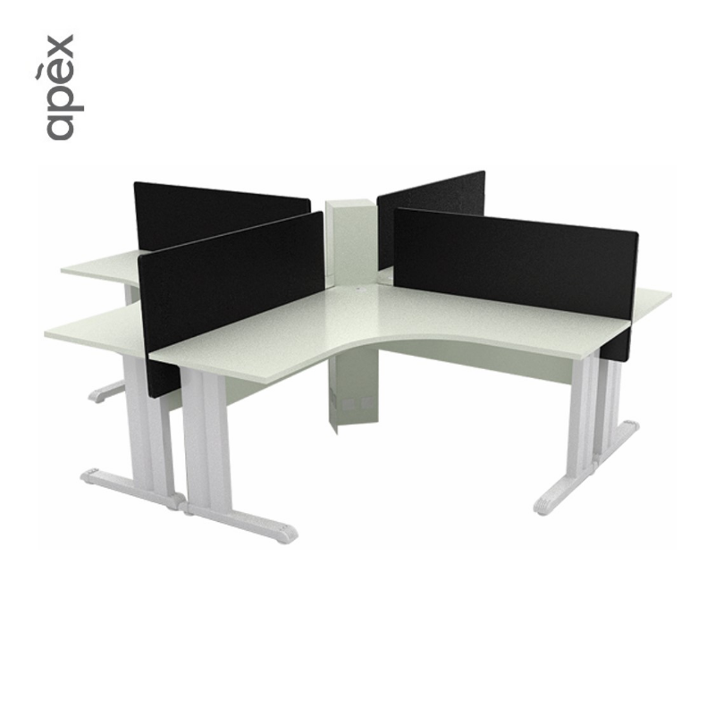 Office Workstation L-Shape Office Table - VERO Series Supplier in ...