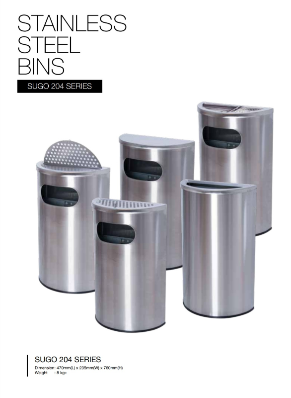 SEMI ROUND STAINLESS STEEL BIN Supplier in Malaysia- Price & Review